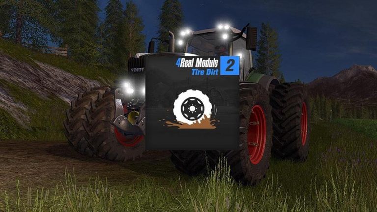 4Real Module 02 - Tire Dirt – FS17 mod