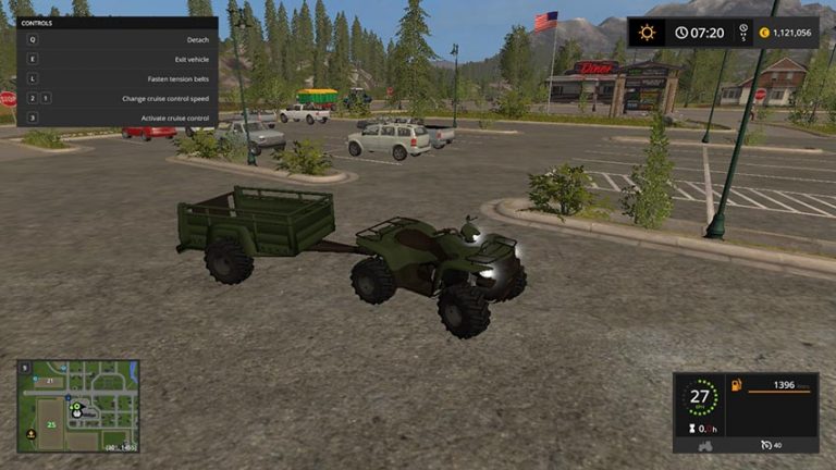 ATV + ATV Trailer V 1.0 – FS17 mod