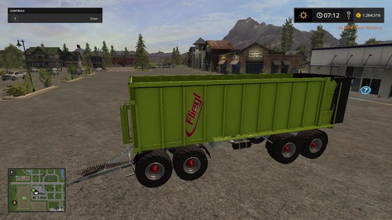 Fliegl 4-axle tipper V 1.0 [MP] – FS17 mod