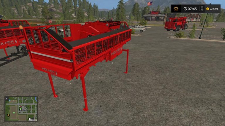 Holmer Auger Wagon for sugar beets potato chaff woodchips v 1.1 [MP ...