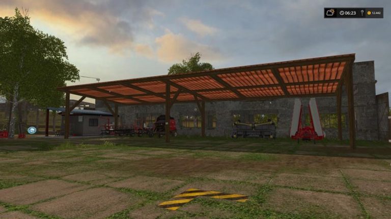 Two placeable shelters V 1.0 [MP] – FS17 mod