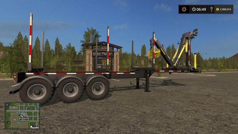 Biobeltz Log Trailer TR 750 v 1.1.0.1 – FS17 mod