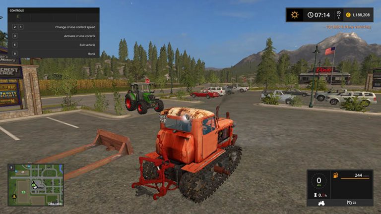 DT-75 and leveler V 2.0 [MP] – FS17 mod