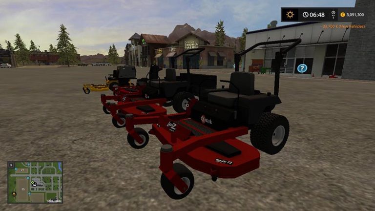 Exmark And Walker Mower Pack – FS17 mod