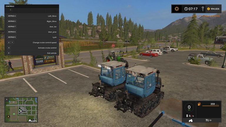 HTZ 181 and leveler V 1.0 [MP] – FS17 mod