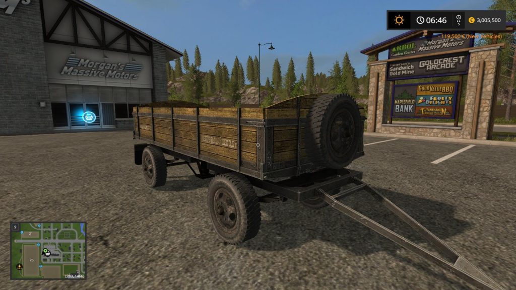 Trailer OLD v 1.1 [MP] – FS17 mod