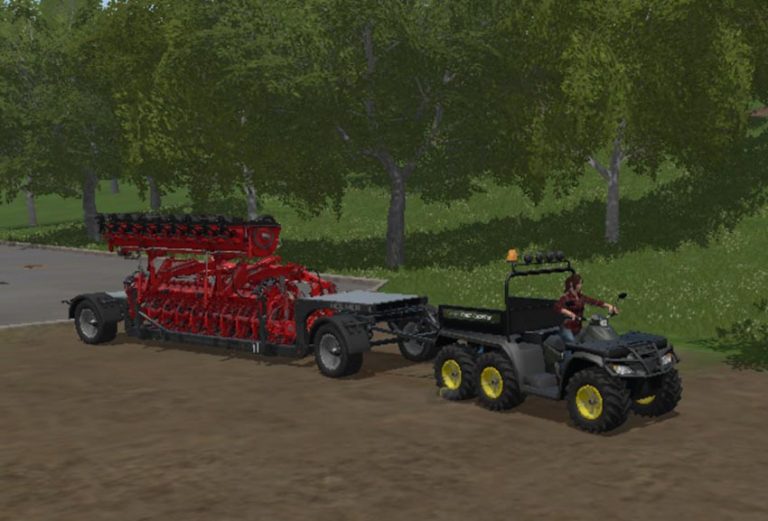 Quad POLARIS 6x6 V 1.0 [MP] – FS17 mod