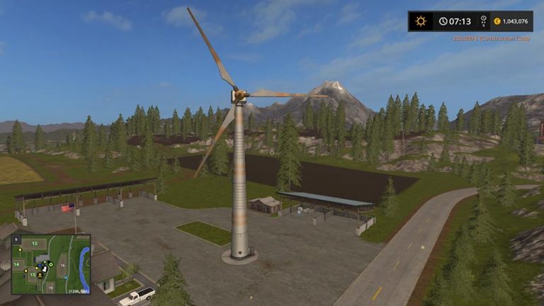 Wind turbine V 1.0 [SP] – FS17 mod