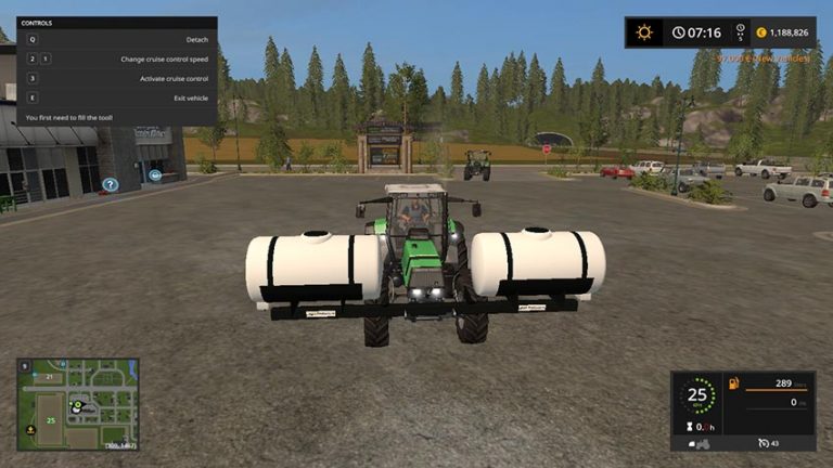 Agri Products Saddle Tanks v 1.0 – FS17 mod