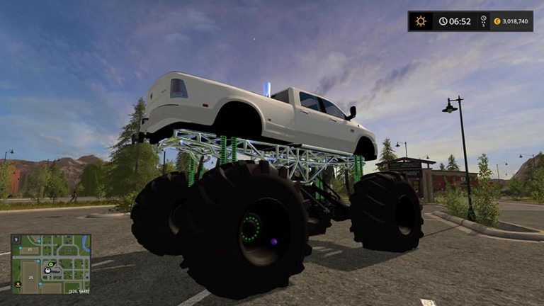 Dodge Mud Truck Lifted v 1.0 – FS17 mod