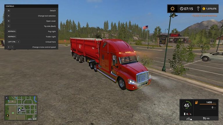 Freightliner Cascadia – FS17 mod