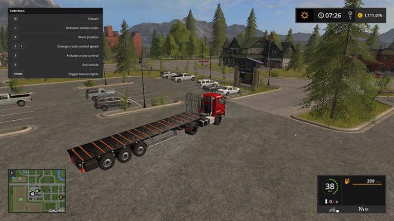 Auto Load Bale trailer – FS17 mod