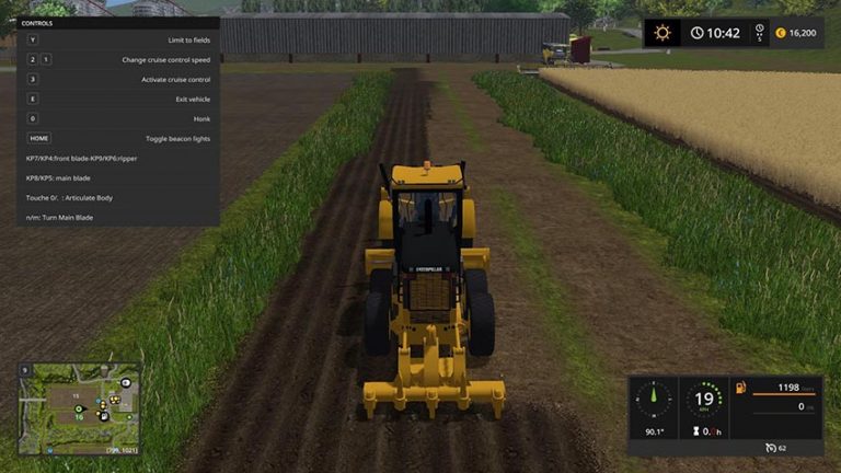 Caterpillar 140M Road Grader final – FS17 mod