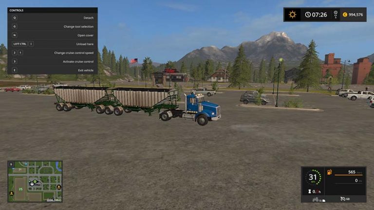 Grain Hopper A and B v 1.0 – FS17 mod