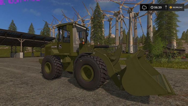 Army John Deere 524K v 1.0 – FS17 mod