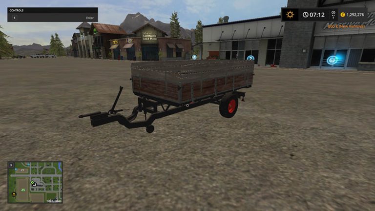 OSK single axle trailer V 3.1 [MP] – FS17 mod