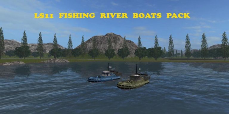 Boat Fishing River V 1.0 [MP] – FS17 mod