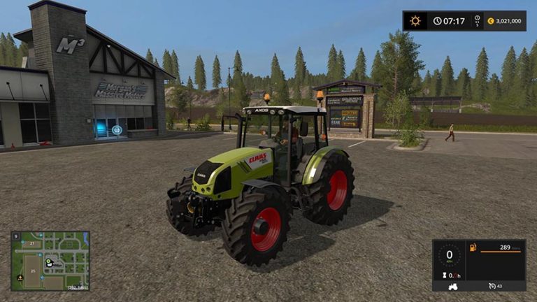 Claas Axos 330 v 1.0 – FS17 mod