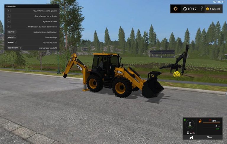 JCB 4cx v 1.0 – FS17 mod