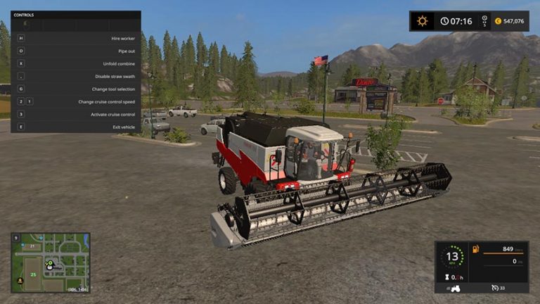 Gleaner 18 and 25 Grain Header V 1.0 – FS17 mod