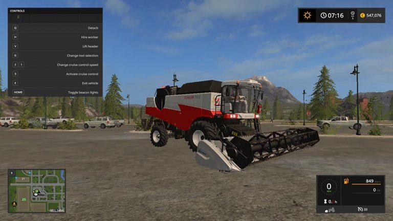Gleaner 18 and 25 Grain Header V 1.0 – FS17 mod