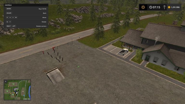 Placeable Forestry Objects v 3.17a – FS17 mod