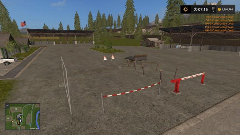Placeable Forestry Objects v 3.17a – FS17 mod