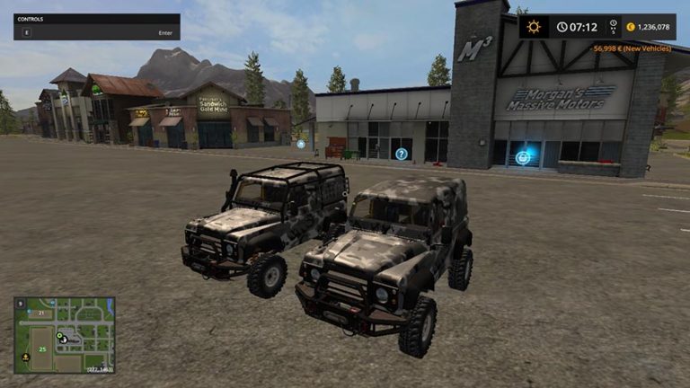 Landrover Defender v 1.0 – FS17 mod