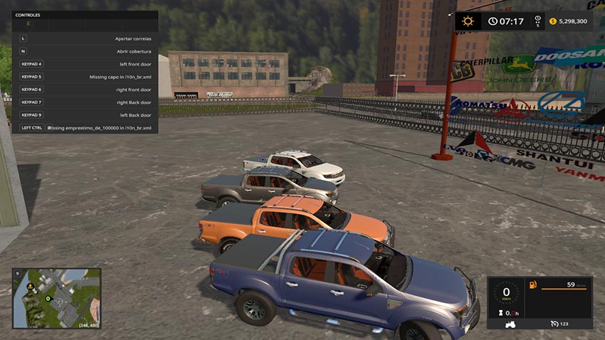 Ford Ranger XLT 2017 4x4 – FS17 mod