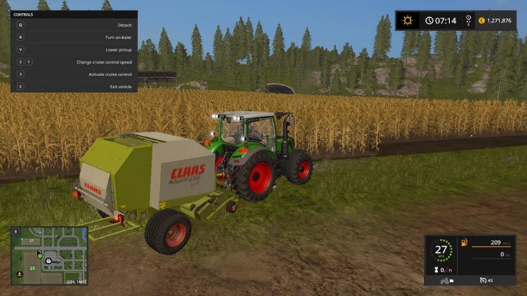Claas Rollant 250 Rotocut v 2.2 – FS17 mod