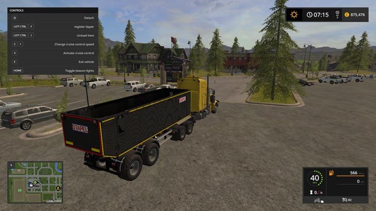 Spannraft Stapel Dolly Mulde v 1.0 – FS17 mod