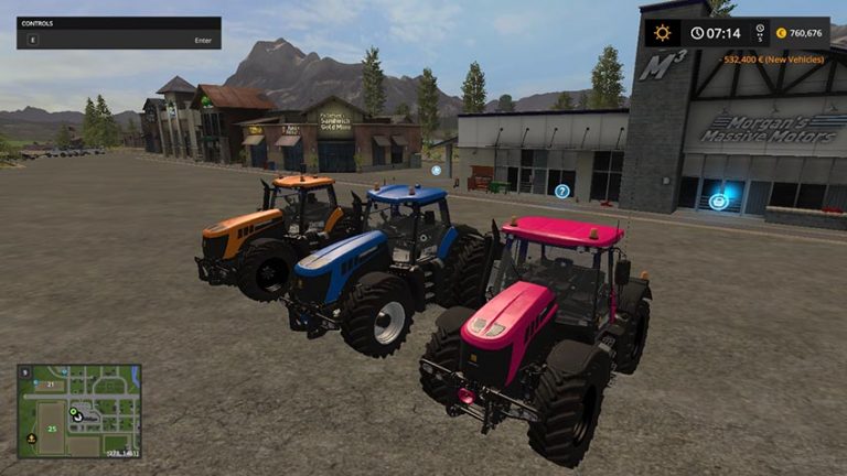JCB tractor pack – FS17 mod