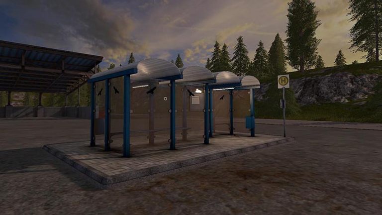 Bus Station v 1.0 – FS17 mod
