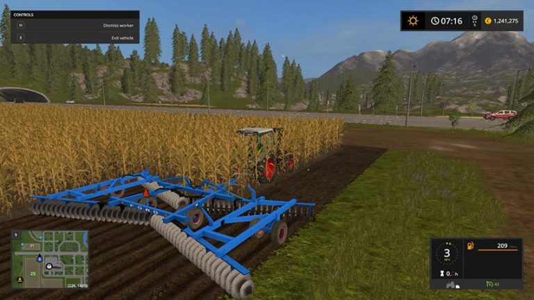 Ford Disc 242 v 1.0 – FS17 mod