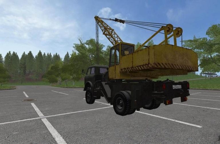 MAZ 5516 Truck Crane v 1.0 – FS17 mod