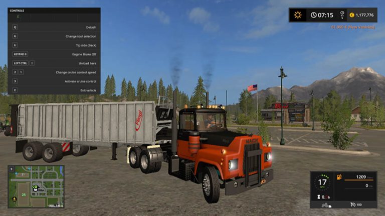 Mack Semi v 1.1 – FS17 mod