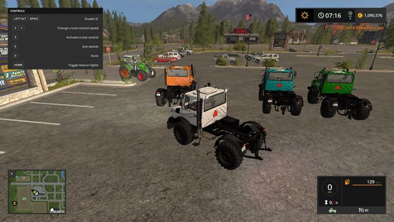 Mercedes Unimog U1200/U1600 v 2.0 – FS17 mod