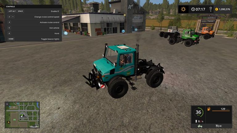 Mercedes Unimog U1200/U1600 v 2.0 – FS17 mod