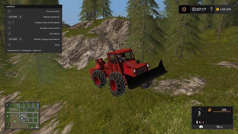 Tigercat Skidder v 1.0 – FS17 mod