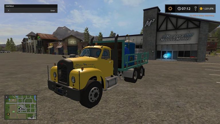 Mack B61 V8 service v 4.0 – FS17 mod