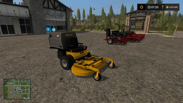Mower Pack With New Zero Turn v 1.0 – FS17 mod
