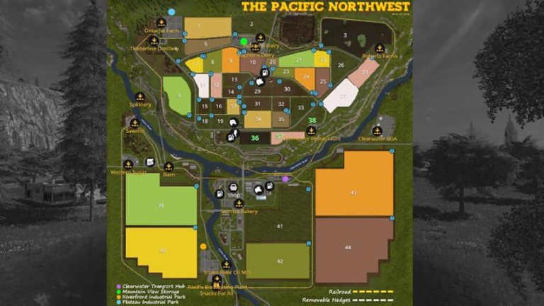 The Pacific Northwest v 1.2 – FS17 mod