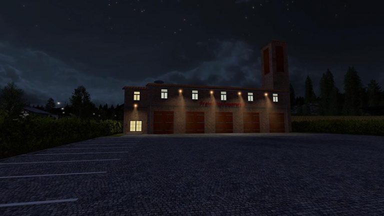 Firestation placable v 1.0 – FS17 mod