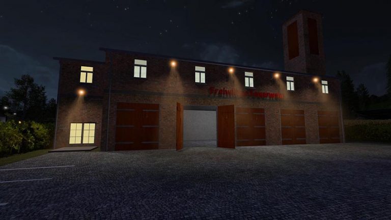 Firestation placable v 1.0 – FS17 mod