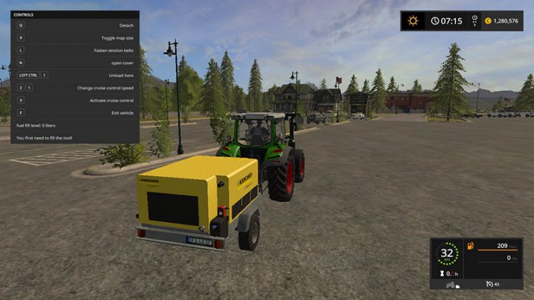 Kaercher Mobile HPW v 1.0 – FS17 mod