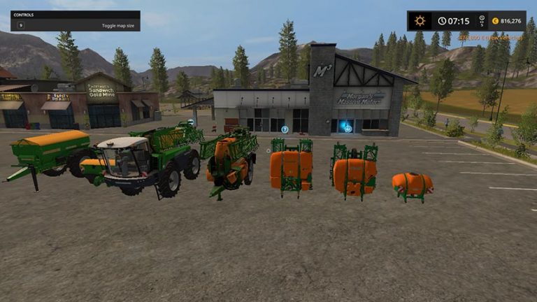 Amazone Sprayer Pack v 1.0 – FS17 mod