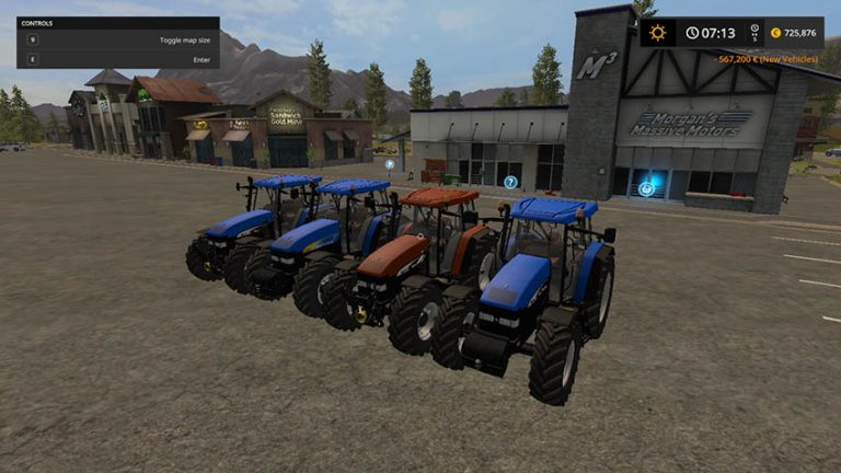 New Holland TM Series (175/190) v 1.0 – FS17 mod