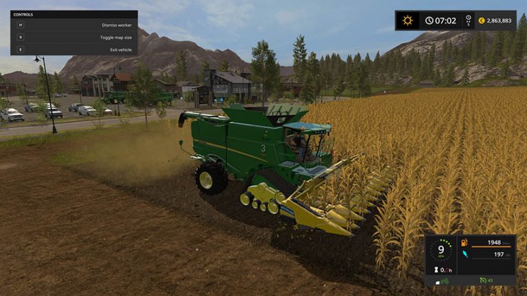 John Deere S US v 1.0 – FS17 mod
