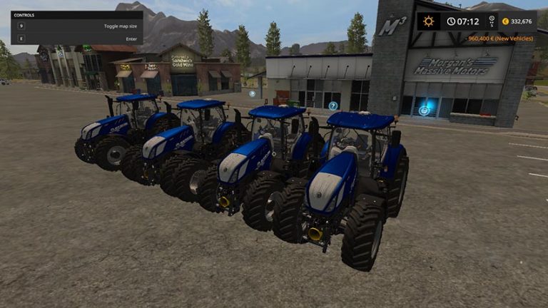 New Holland T7 HD Blue Power v 1.0 – FS17 mod
