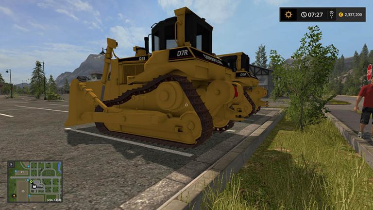 CAT D7 Redux v 2.0 – FS17 mod